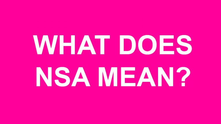 What Does NSA Mean? | Dating Definitions